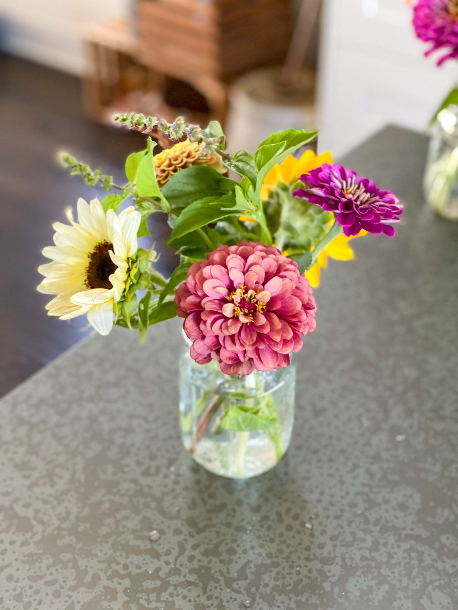 How to Make Mini Floral Bouquets from a Bucket of Blooms - Simple Leaf Farm
